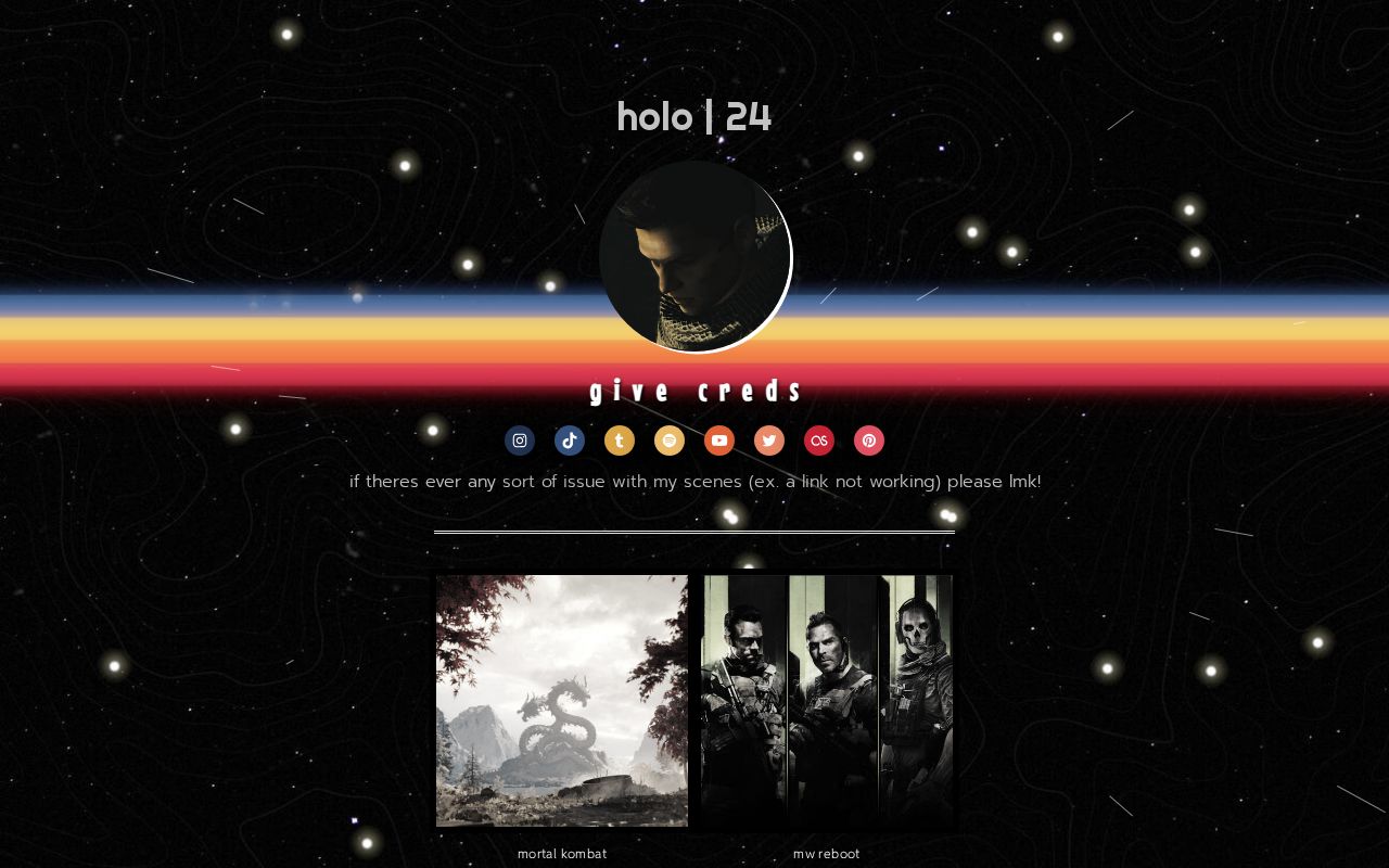 holos scenes (games)